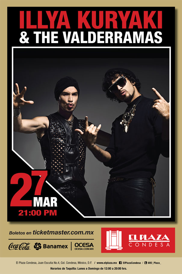 Illya Kuryaki & The Valderramas en El Plaza Condesa