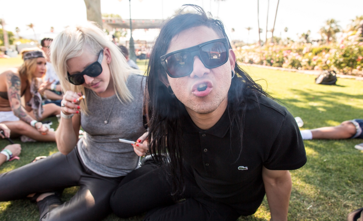 Skrillex y su ex-novia Ellie Goulding de nuevo juntos, pero para hacer ...