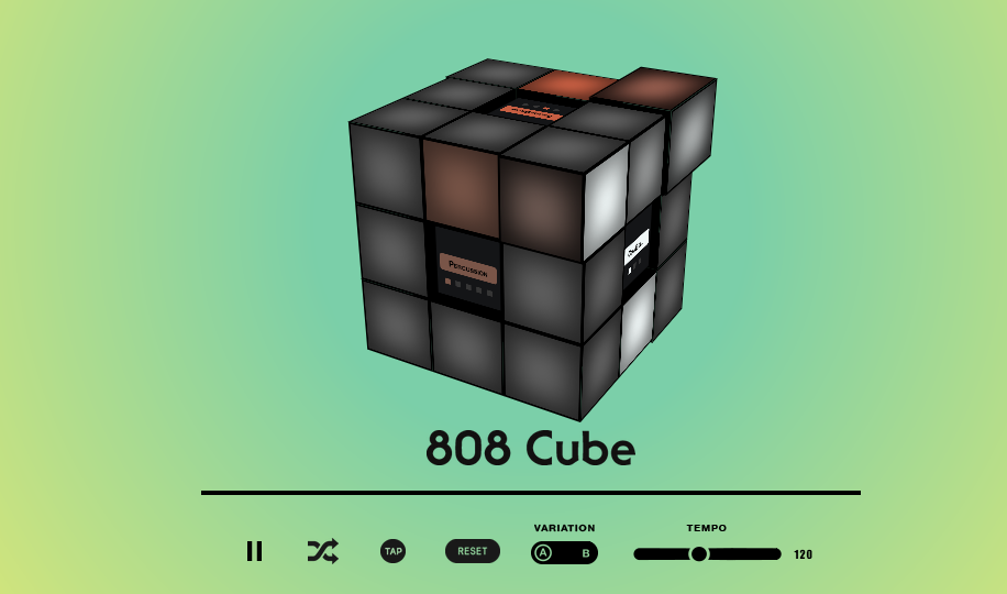 808 Cube: Un cubo Rubik que hace música