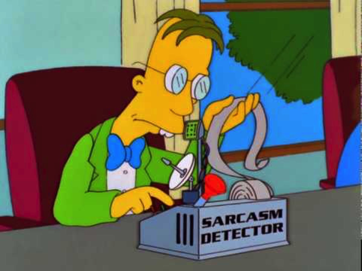 El sarcasmo hace a las personas mejores que los demás