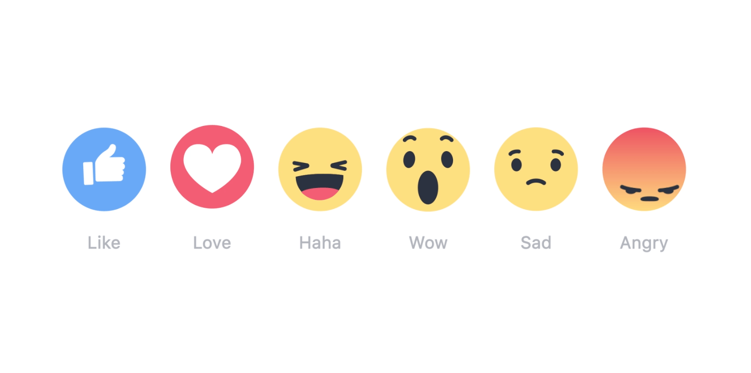 ¿Ya probaste las nuevas reacciones de Facebook?