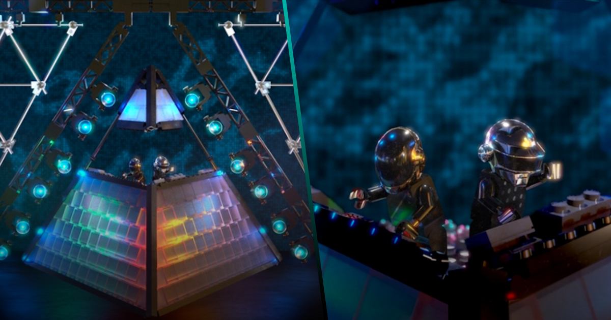 ¡Conoce el espectacular mega set de LEGO de Daft Punk!