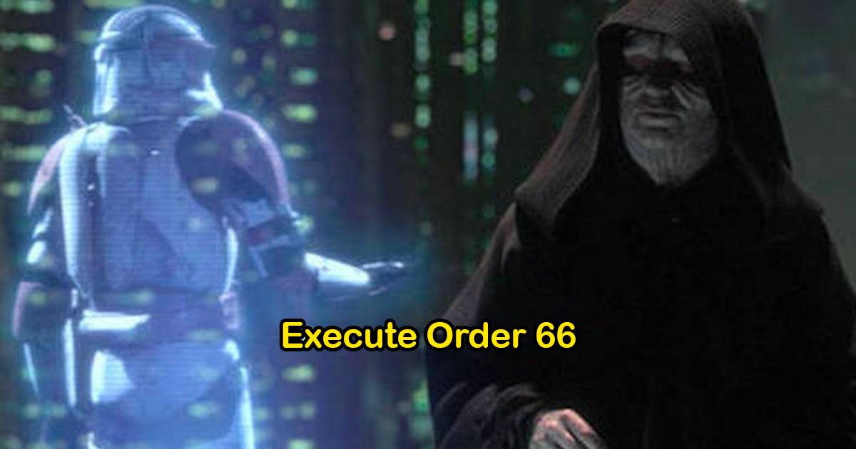 Star Wars: Por qué la masacre de todos los Jedi se llamó "Order 66"