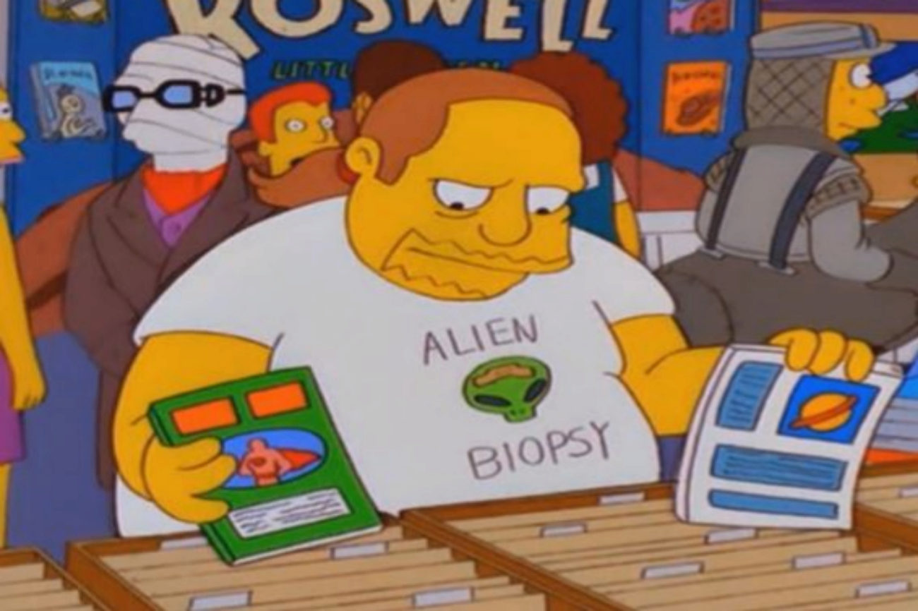 Revelan el nombre real del tipo de las historietas de 'Los Simpson'