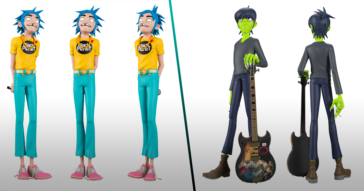 Tomen todo nuestro dinero: ¡Gorillaz anuncia sus increíbles figuras de acción! | LifeBoxset