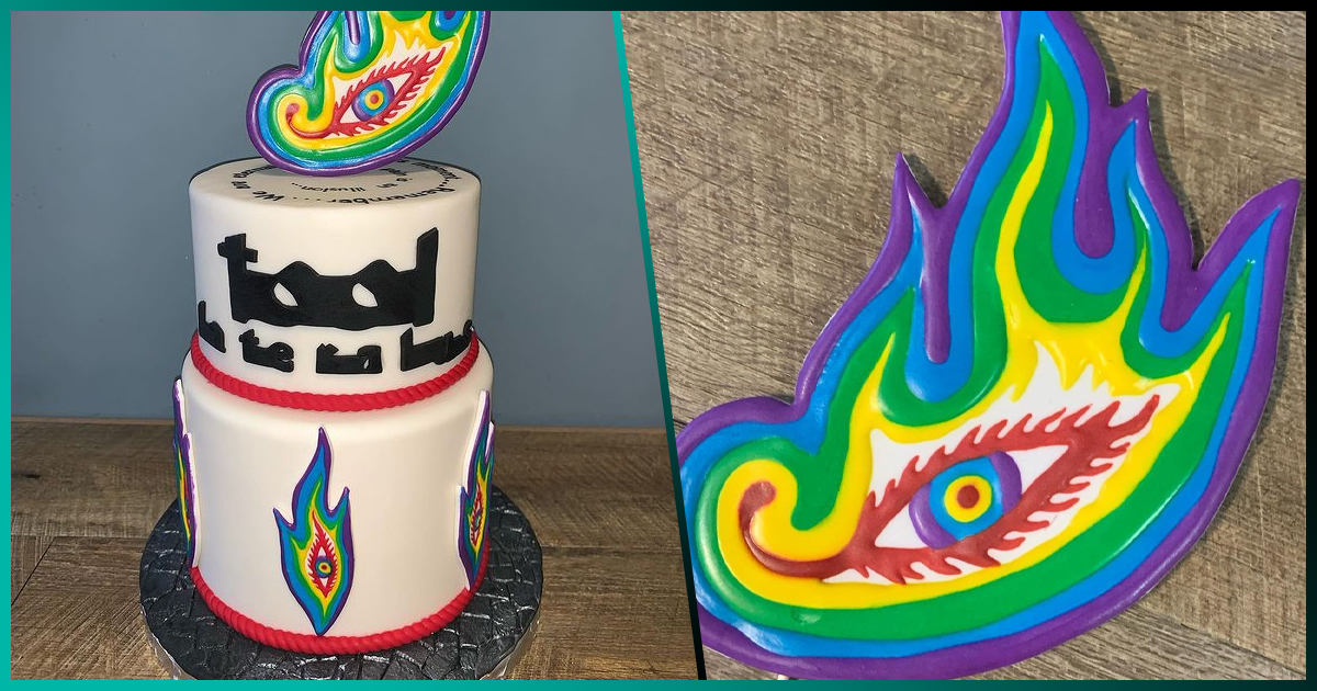Fan crea un impresionante pastel de Tool inspirado en el disco 'Lateralus'
