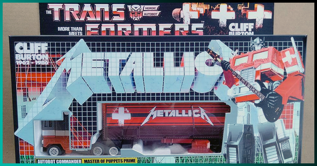 Fan de Metallica crea un Transformer inspirado en el 'Master of Puppets'
