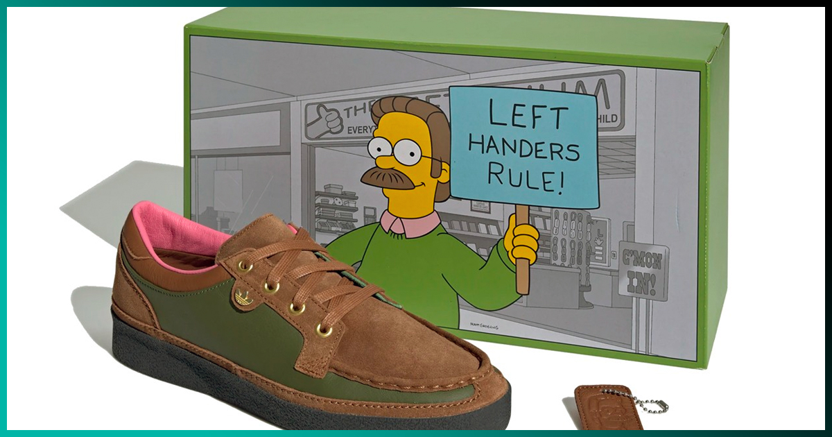 Adidas x 'Los Simpson': Anuncian los tenis oficiales de "Ned Flanders"