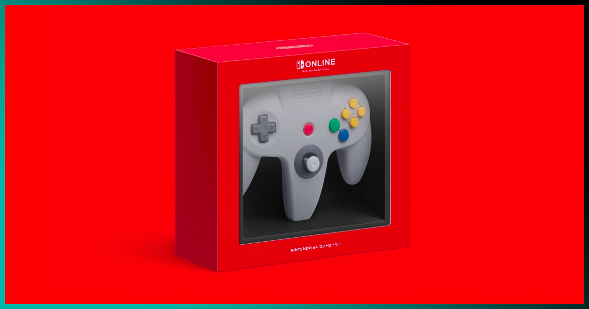 Nintendo trae de vuelta el control del N64 para el Nintendo Switch