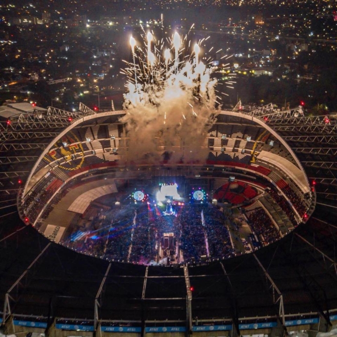 Todos los grandes conciertos que ha habido en el Estadio Azteca