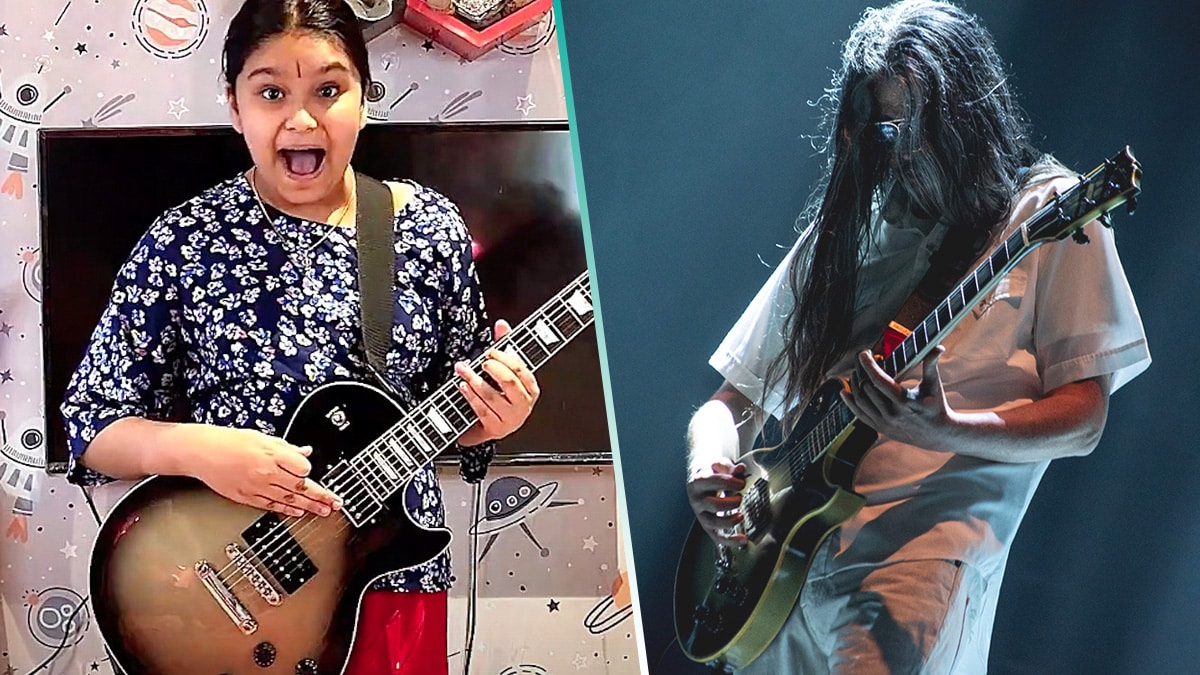 Adam Jones de Tool le regaló una guitarra a una niña fan que hace ...