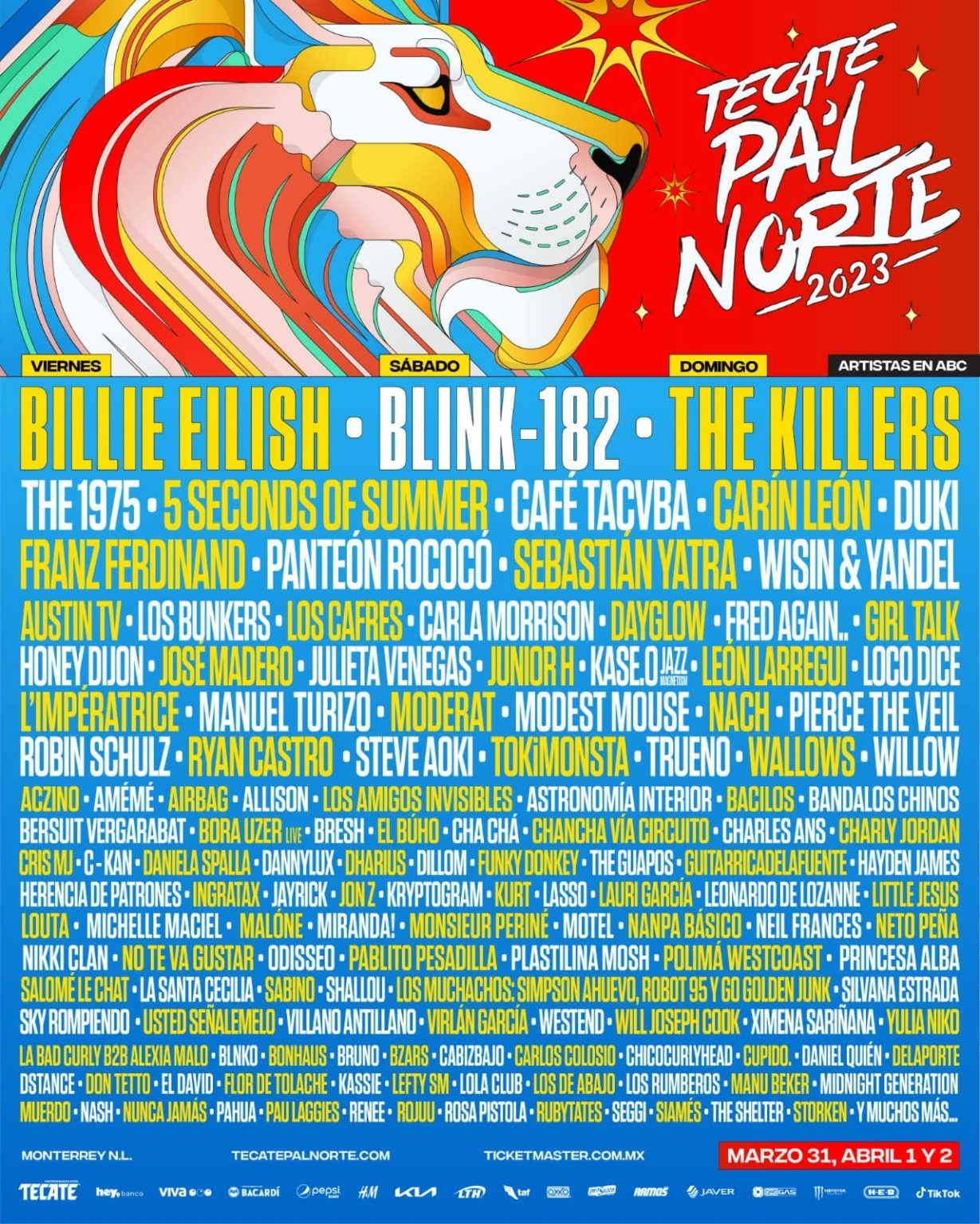 Pa'l Norte 2023: Lineup, Bandas, Fechas, Boletos, Precios y Más