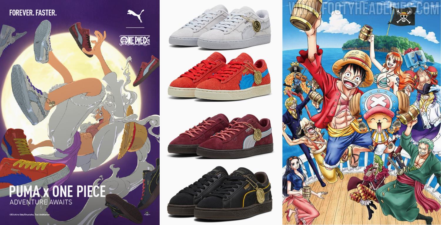 Puma y 'One Piece' anuncian nueva colección oficial de tenis (FOTOS)
