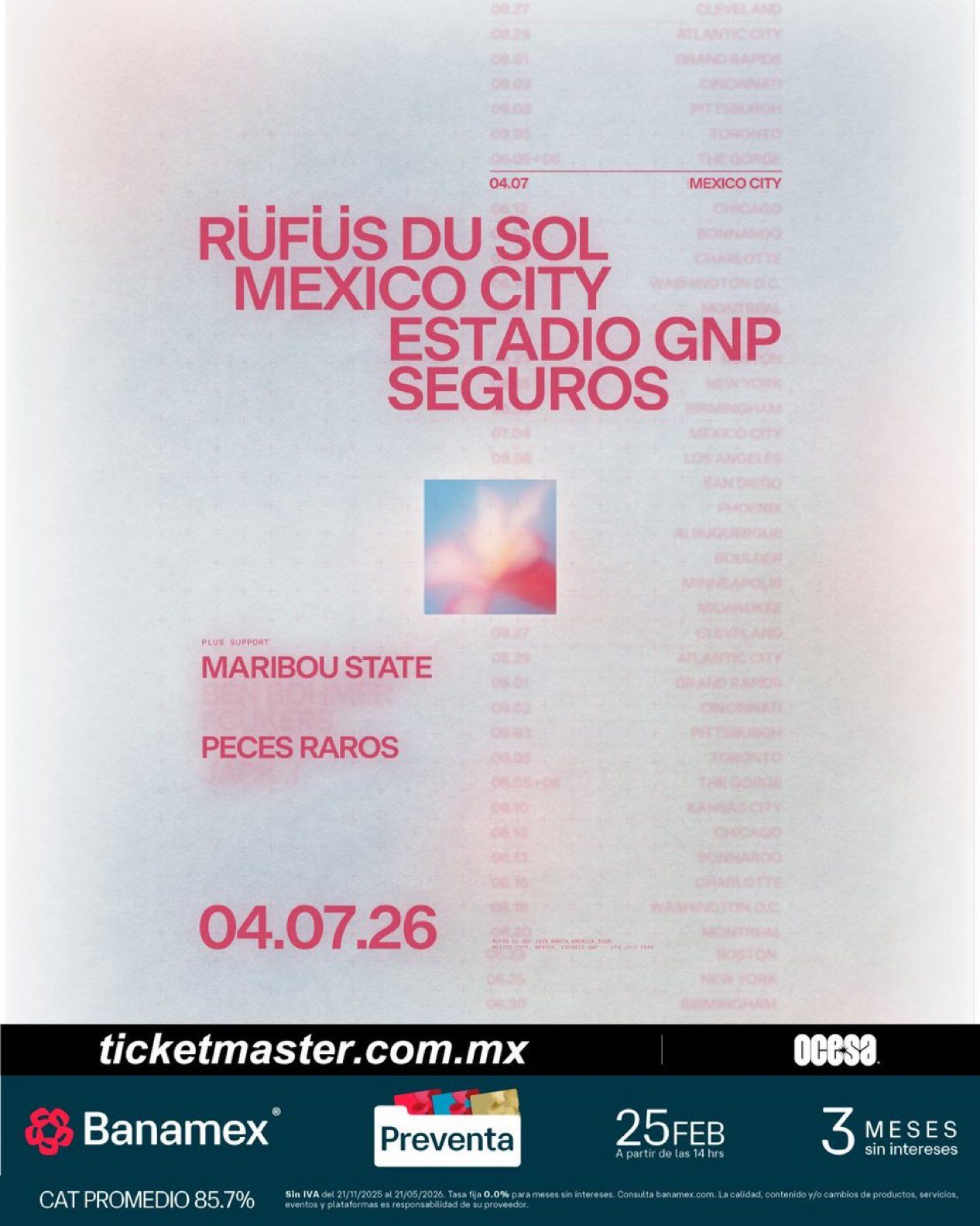 RÜFÜS DU SOL CDMX 2026: Fecha, Boletos y Precios (Inhale / Exhale)